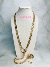 Curb Lock & Key Slip Chain – HeartSlips